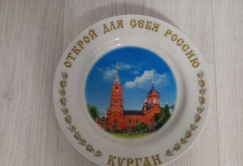Тарелки сувенирные города России