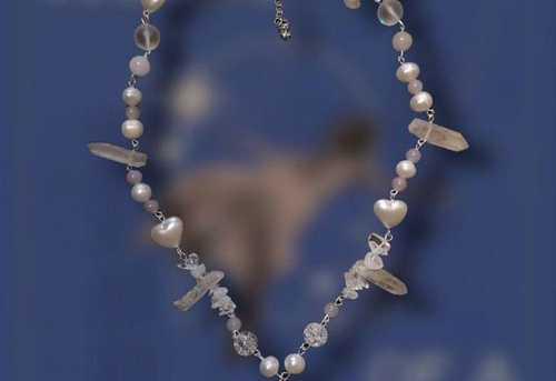 Ожерелье «Слезы гор» из натуральных камней