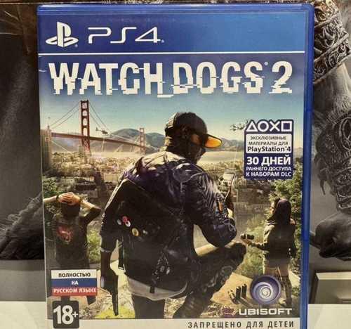 Диск watch dogs 2 для ps4