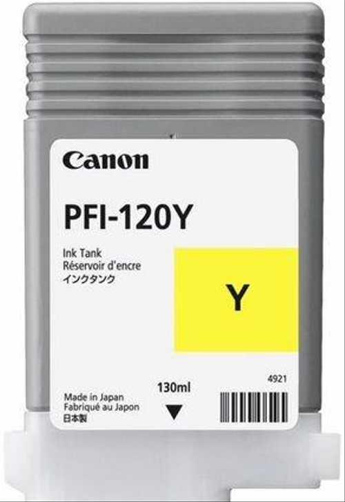 Картридж canon PFI-120Y для TM-200/TM-205/TM-300/T
