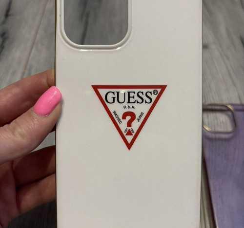 Чехлы на iPhone 14 plus 3 шт Guess
