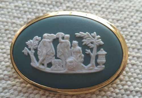 Винтажная брошь Wedgwood, Веджвуд