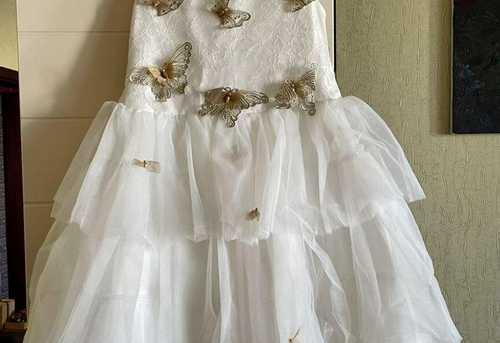 Бабочки Платье для девочки праздник