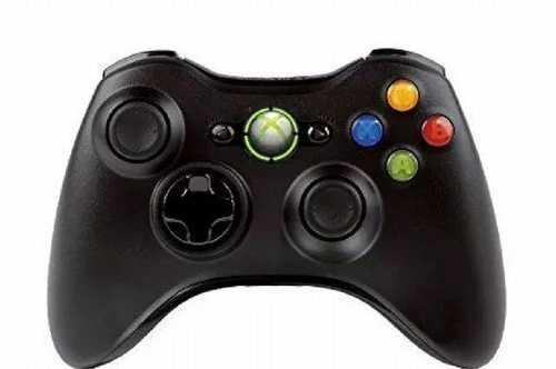 Геймпад Microsoft Xbox 360 Беспроводной (Черный)