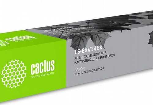 Картридж лазерный Cactus CS-EXV34BK C-EXV34 BK чер