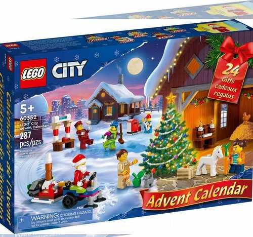 Новый Lego 60352 "City" Advent Calendar