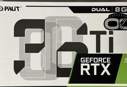 Видеокарта Palit dual GeForce RTX 3060 Ti 8 Gb OC