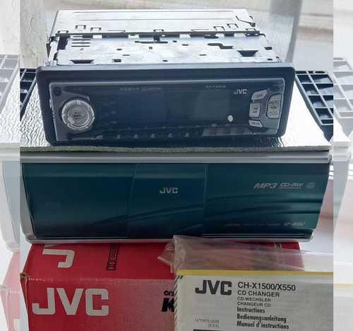 Автомагнитола и CD чейнджер JVC