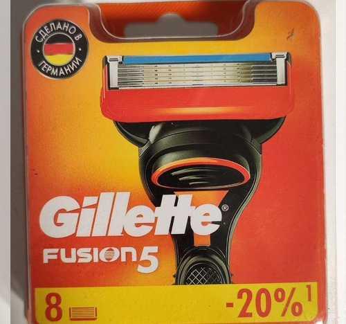 Лезвия для бритвы Gillette fusion 5