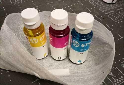 Цветные чернила для HP GT53