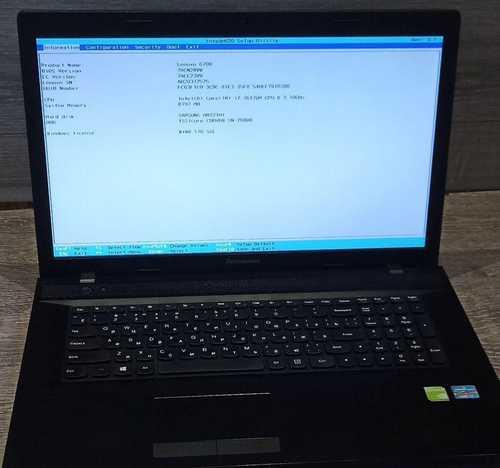 Ноутбук Lenovo G700 + сумка