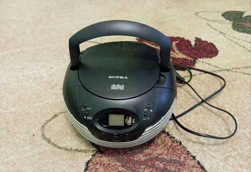 Магнитофон с радио и с CD supra