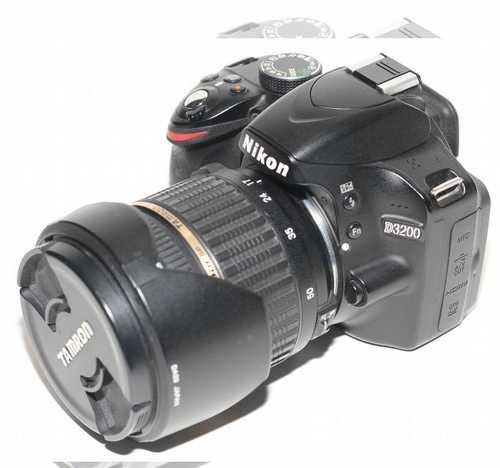 Nikon D3200 kit светосильный Tamron