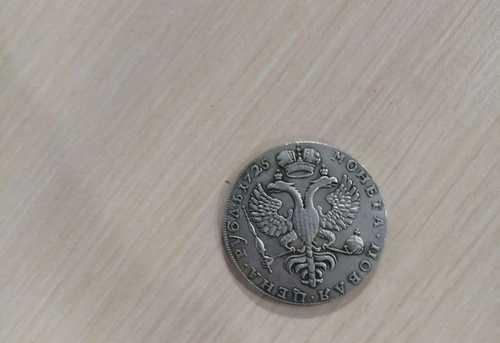 Монета рубль 1725