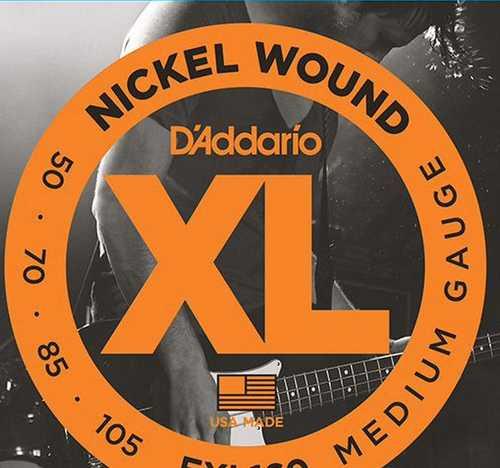 D'Addario EXL-160 XL Nickel wound струны для бас