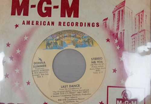 Виниловая пластинка Donna Summer (7")