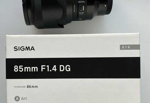 Обьектив Sigma AF 85mm f/1.4 DG DN Art Sony E