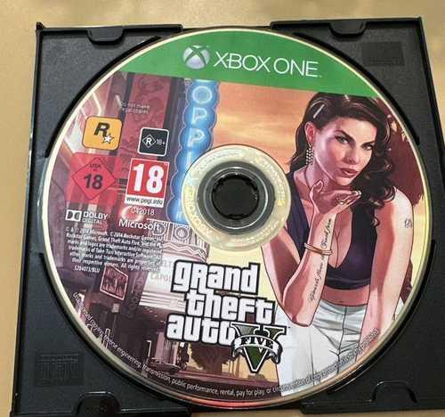 Gta 5 xbox one диск