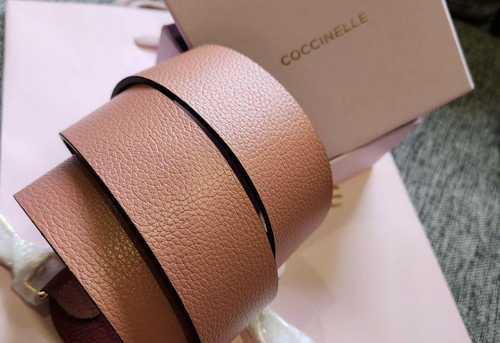 Ремень Coccinelle для сумки личи-кирпич, оригинал