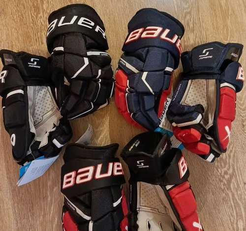 Перчатки, краги хоккейные Bauer Supreme mach SR