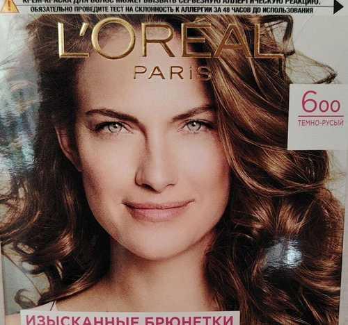 Краска для волос loreal лореаль 6.00