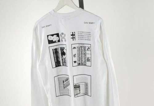 Лонгслив cav empt белый оверсайз