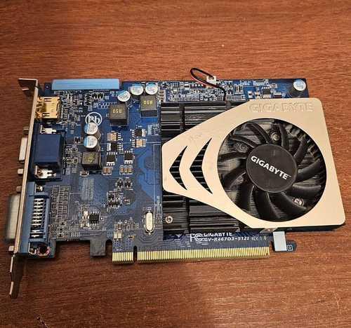 Видеокарта gigabyte radeon HD 4670 512 mb gddr3