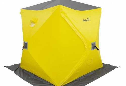 Палатка зимняя утепл. Куб Premium 1,8х1,8 желтый/с