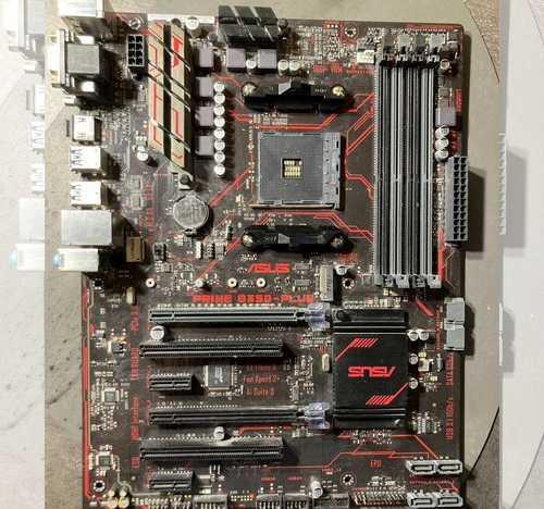 Asus AM4 B350 prime B350-plus 4xDDR4