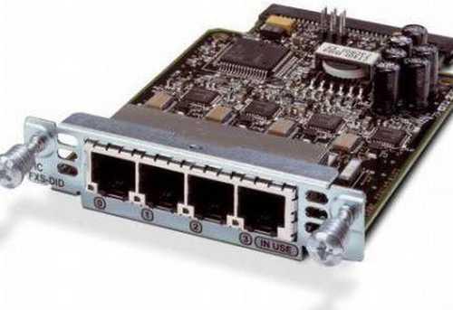 Модуль Cisco VIC-4FXS/DID