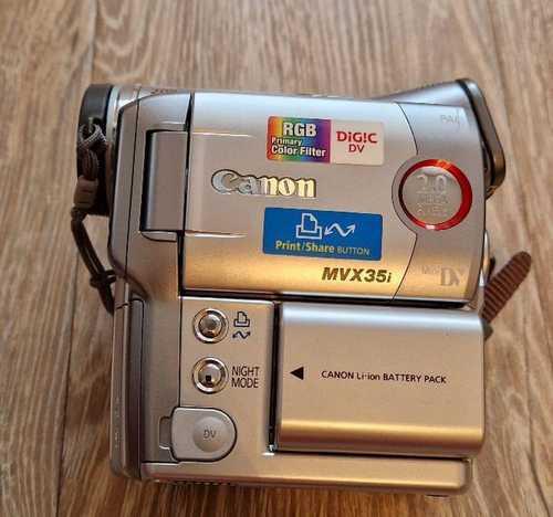Видеокамера canon mvx35i minidv