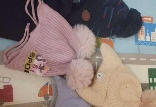 Комплект шапка, шарф 1-2годика