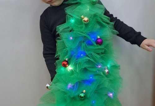 Новогодний костюм елочка для девочки