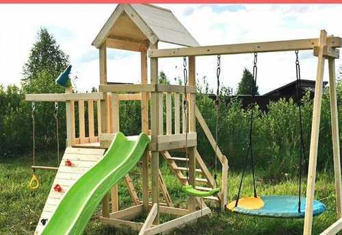 Детская площадка с игровым балкончиком