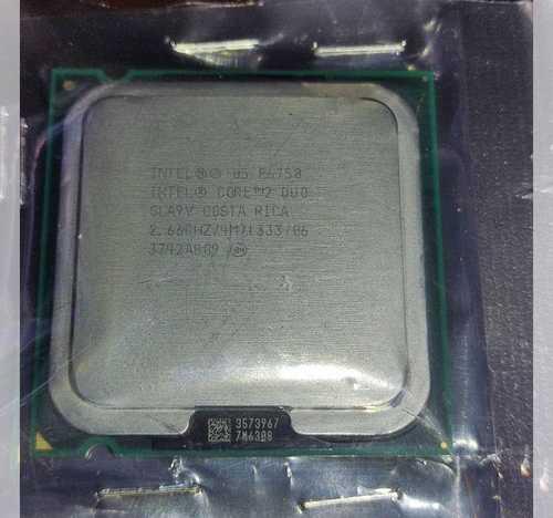 Процессор Intel Core 2 Duo E6750 SLA9V