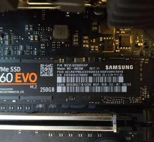 SSD M.2 Samsung 960 EVO 250gb