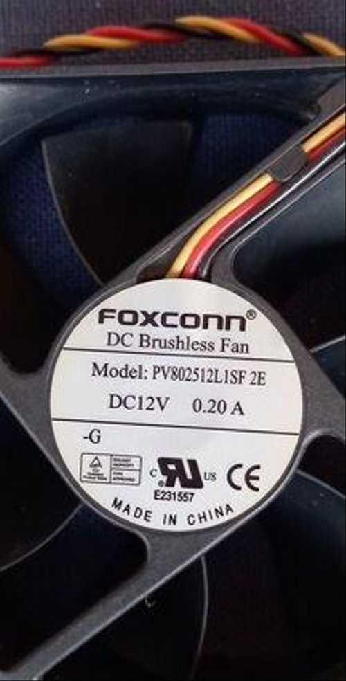 Вентилятор foxconn для компьютера