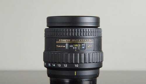 Tokina 10-17mm f/3.5-4.5 Fisheye DX Nikon F