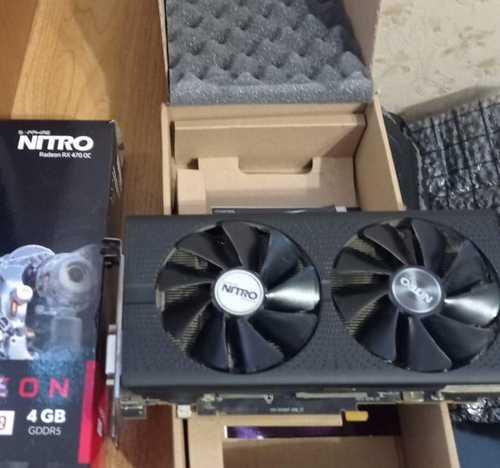 Видеокарта rx 470 4gb sapphire nitro