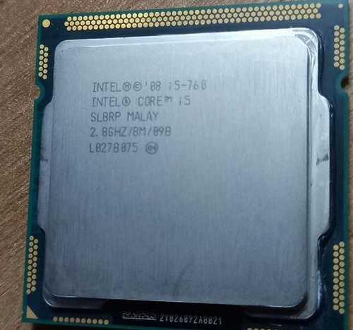 Процессор Intel Core i5-760, LGA1156