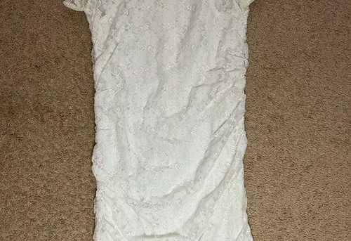 Винтажное белое платье