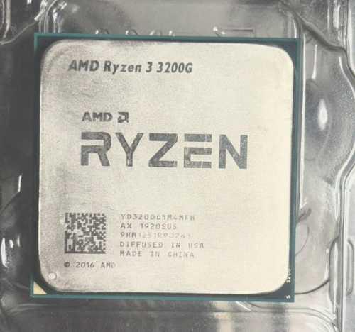 Процессор amd ryzen 3 3200g