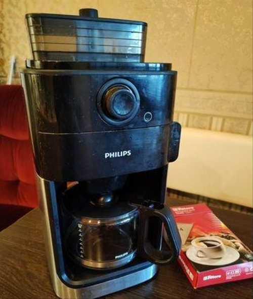 Кофеварка капельная Philips HD7761 Grind & Brew