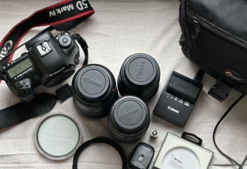 Зеркальный фотоаппарат Canon EOS 5D Mark4+комплект