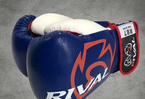 Боксерские перчатки Rival синий