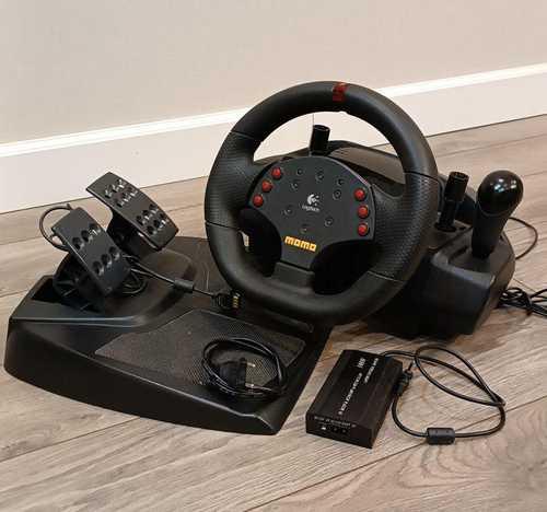 Игровой руль logitech momo racing 900 градусов