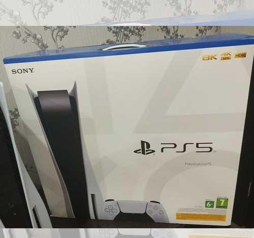 Sony playstation 5 ps5 с дисководом 2 джойстика