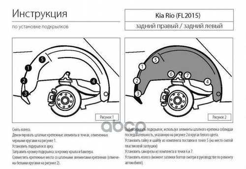 Подкрылок задний правый 42803004 Rival