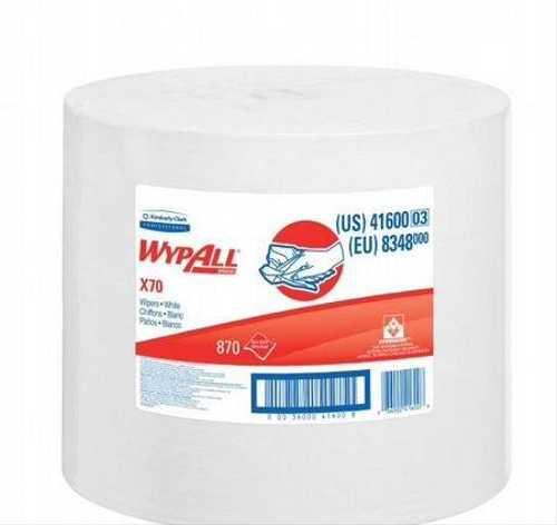 Протирочный материал в рулонах WypAll X70 белый (1