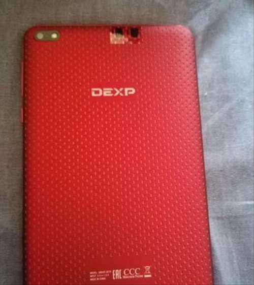 7" планшет Dexp Ursus s670 mix красный